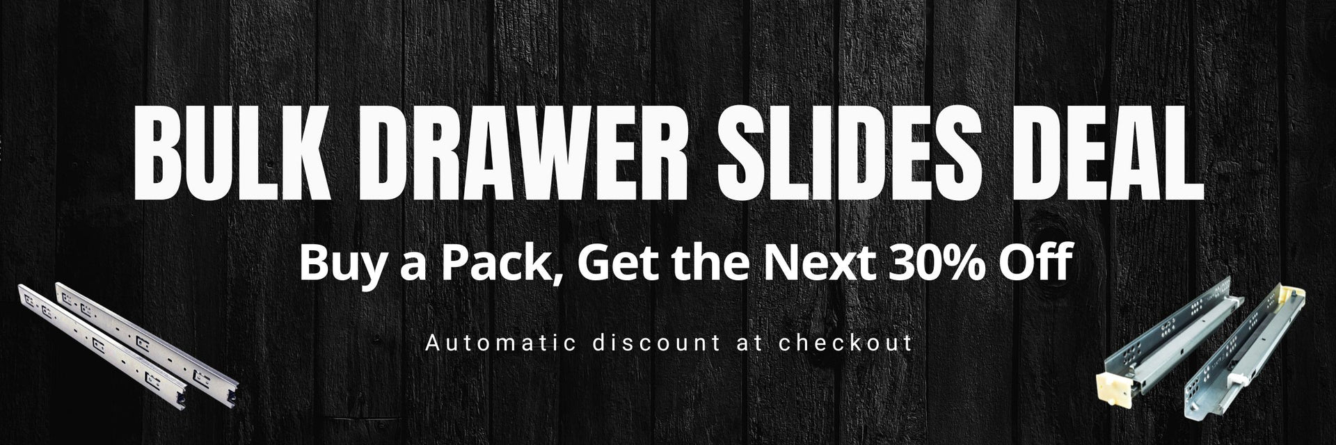 10 Pairs Full Extension Soft-Close Drawer Slides - Side Mount