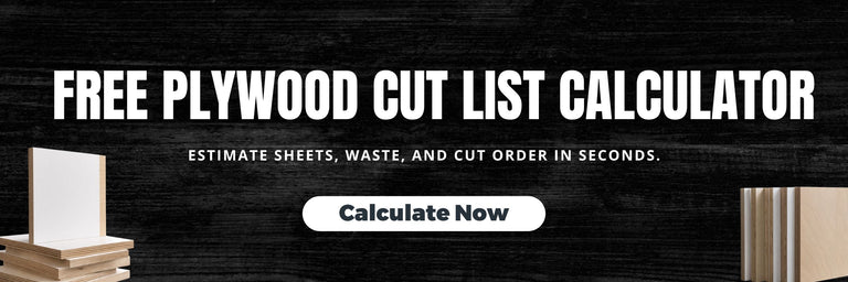 Plywood Cut List Calculator | Sheets & Waste Estimator